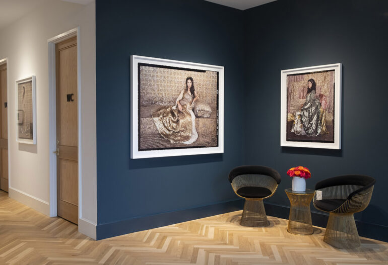 Lalla Essaydi sees bullets and bottle caps in modern Morocco - ARTS ATL