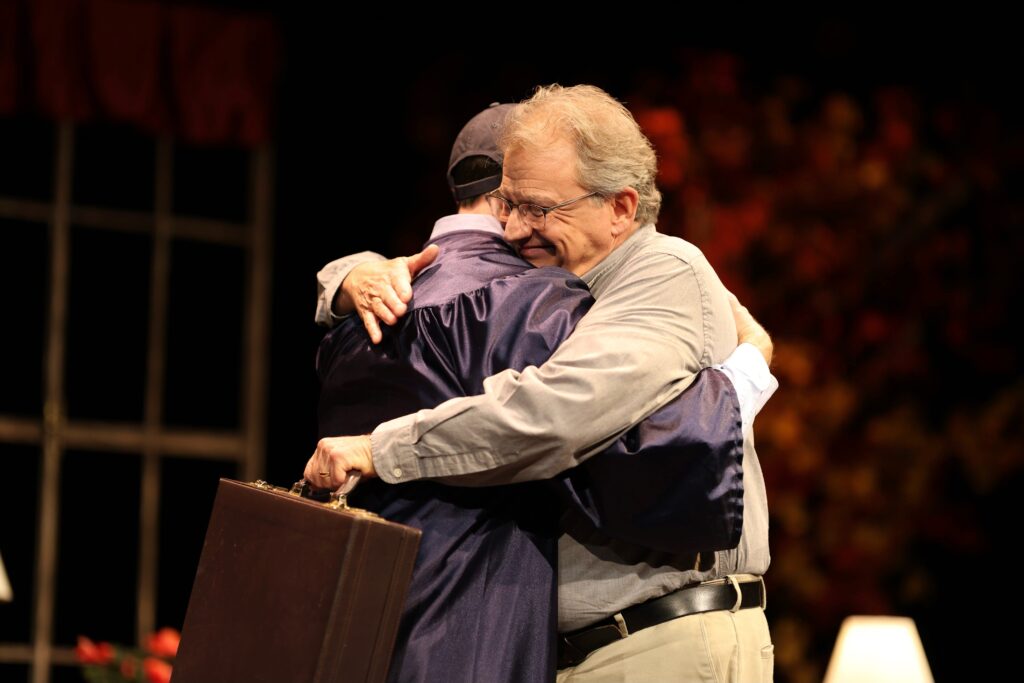 Review: “Tuesdays with Morrie” invites the audience to lean in and ...