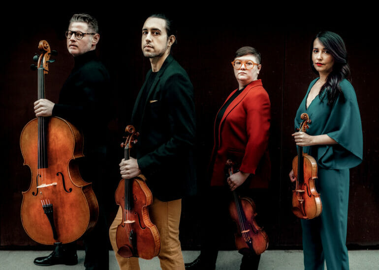 Review: Change in plans no problem for Catalyst Quartet at Spivey Hall ...