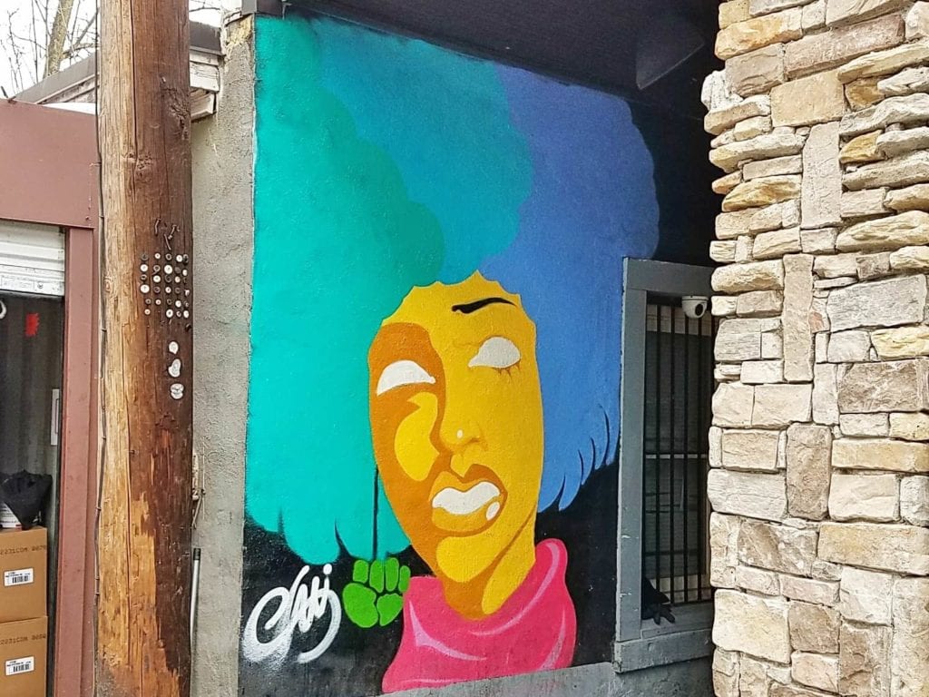 This week in street art: Down the rabbit hole, er, alley along Edgewood ...