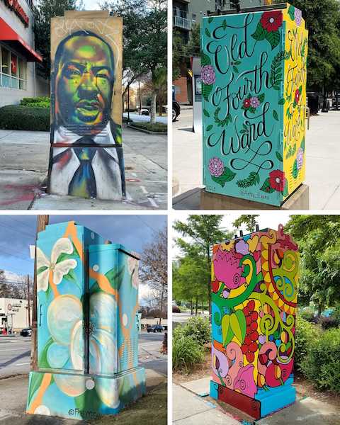 Eyesores no more: Artists beautify utility boxes in Decatur, Atlanta ...