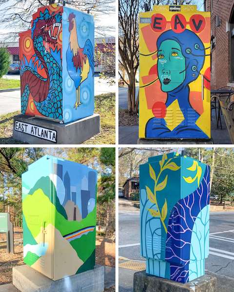 Eyesores no more: Artists beautify utility boxes in Decatur, Atlanta ...