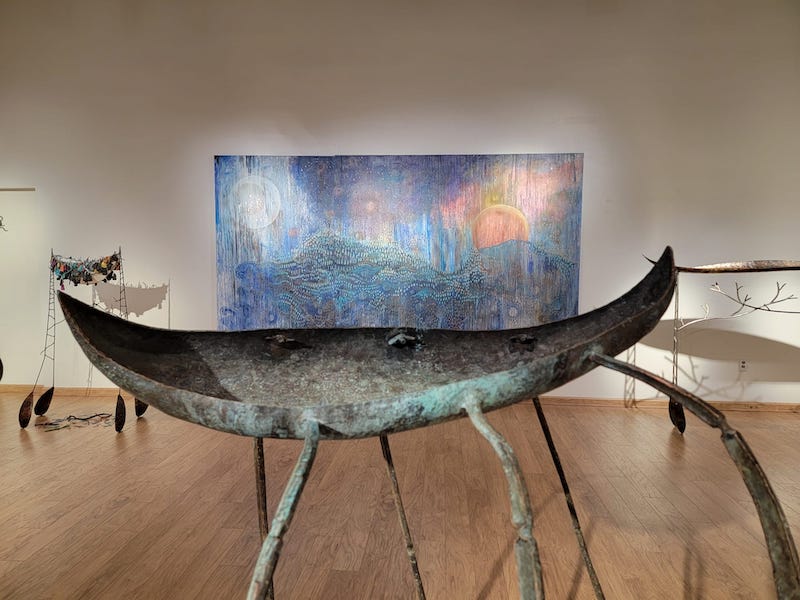 Boat Sculpture Art