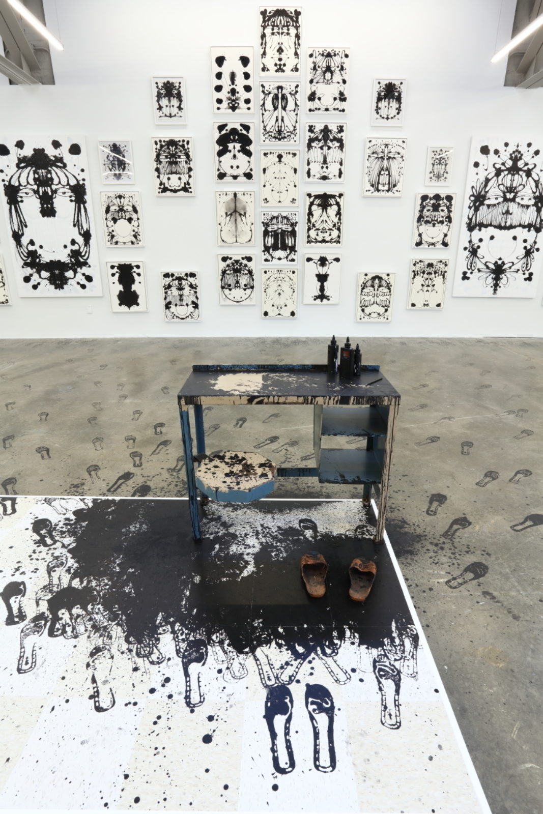 Review: Timothy Curtis survives incarceration with inkblot paintings ...