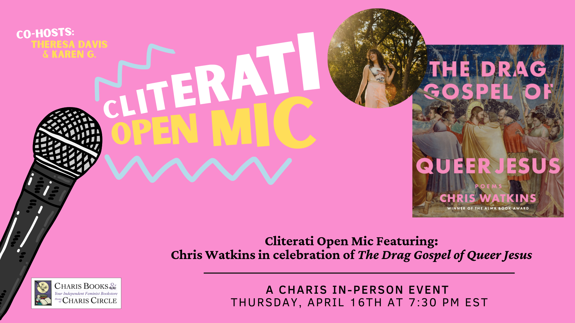 Cliterati Open Mic Featuring: Chris Watkins in celebration of The Drag ...