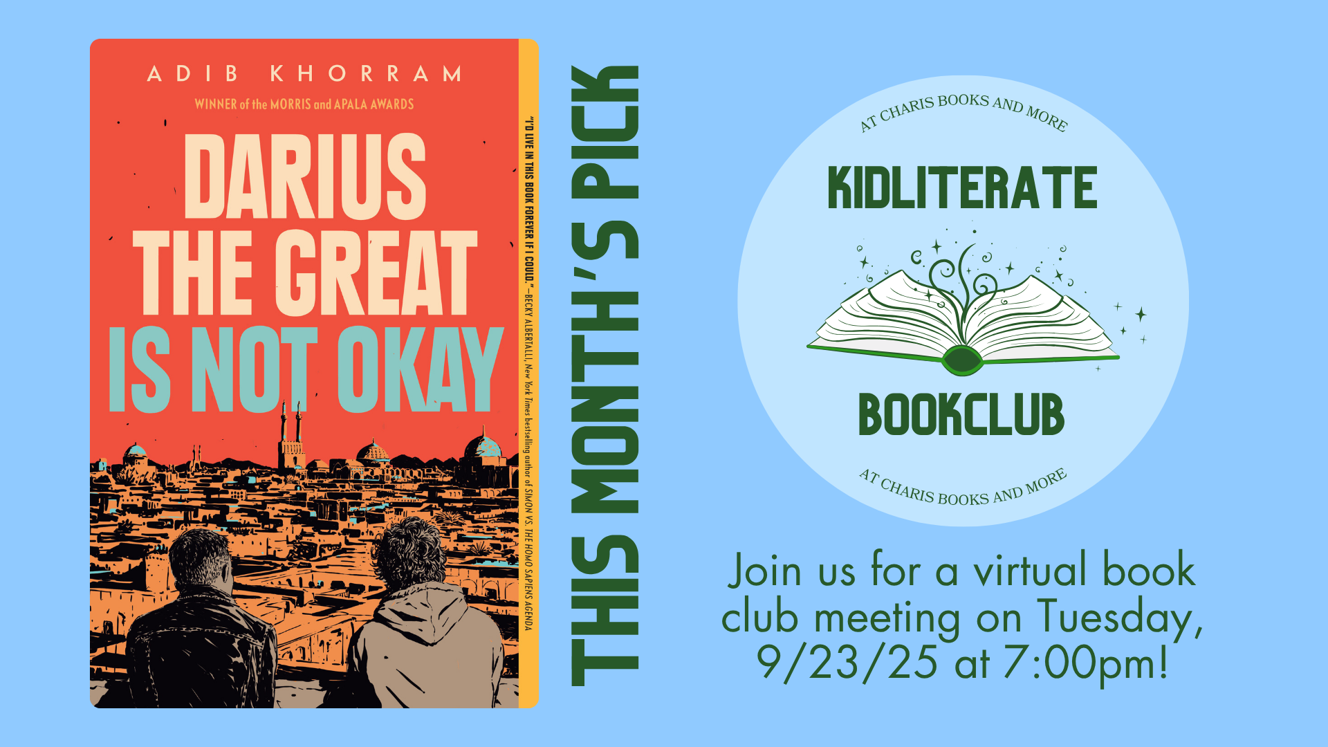 Kidliterate Book Club Reads: Darius the Great Is Not Okay - ARTS ATL