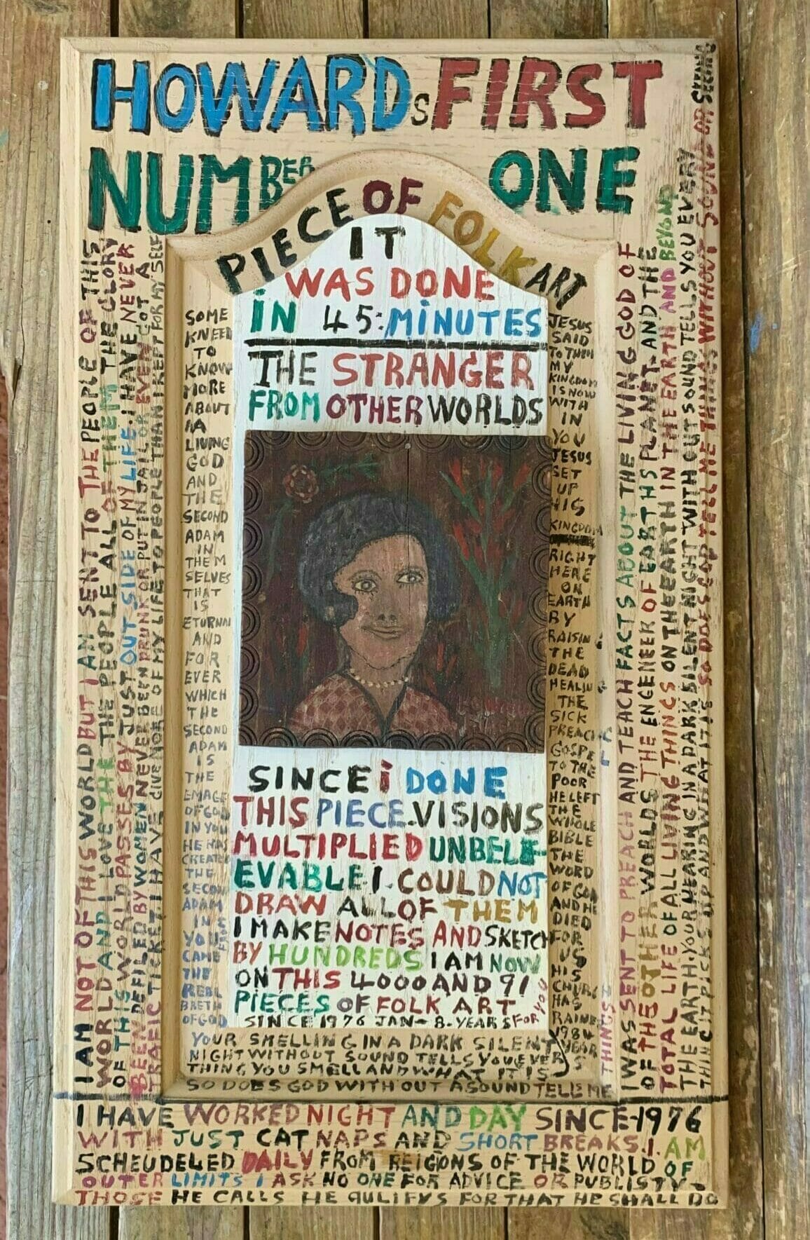 Howard Finster exhibit from friends with a front-row seat for the folk ...