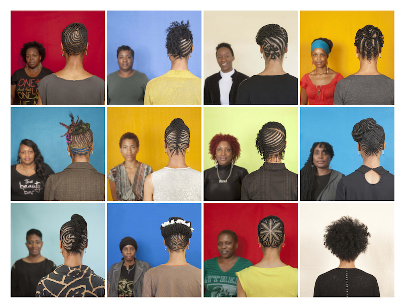Fiber artist confronts racism through Black hair, unraveling flags and ...
