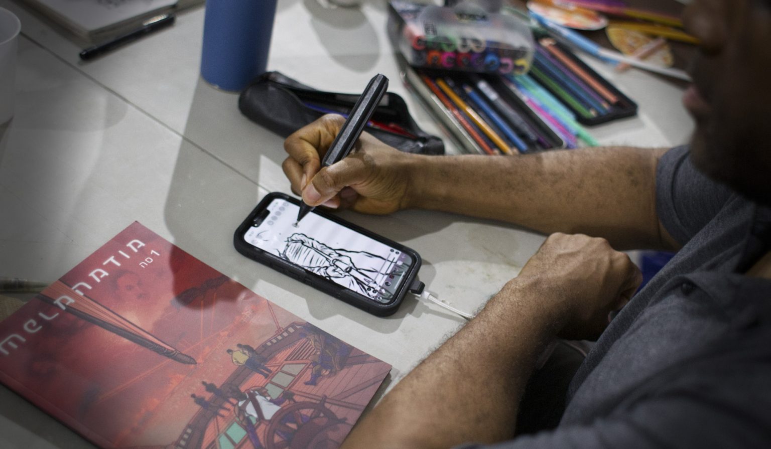 Community and collaboration at the heart of High Contrast drawing group ...