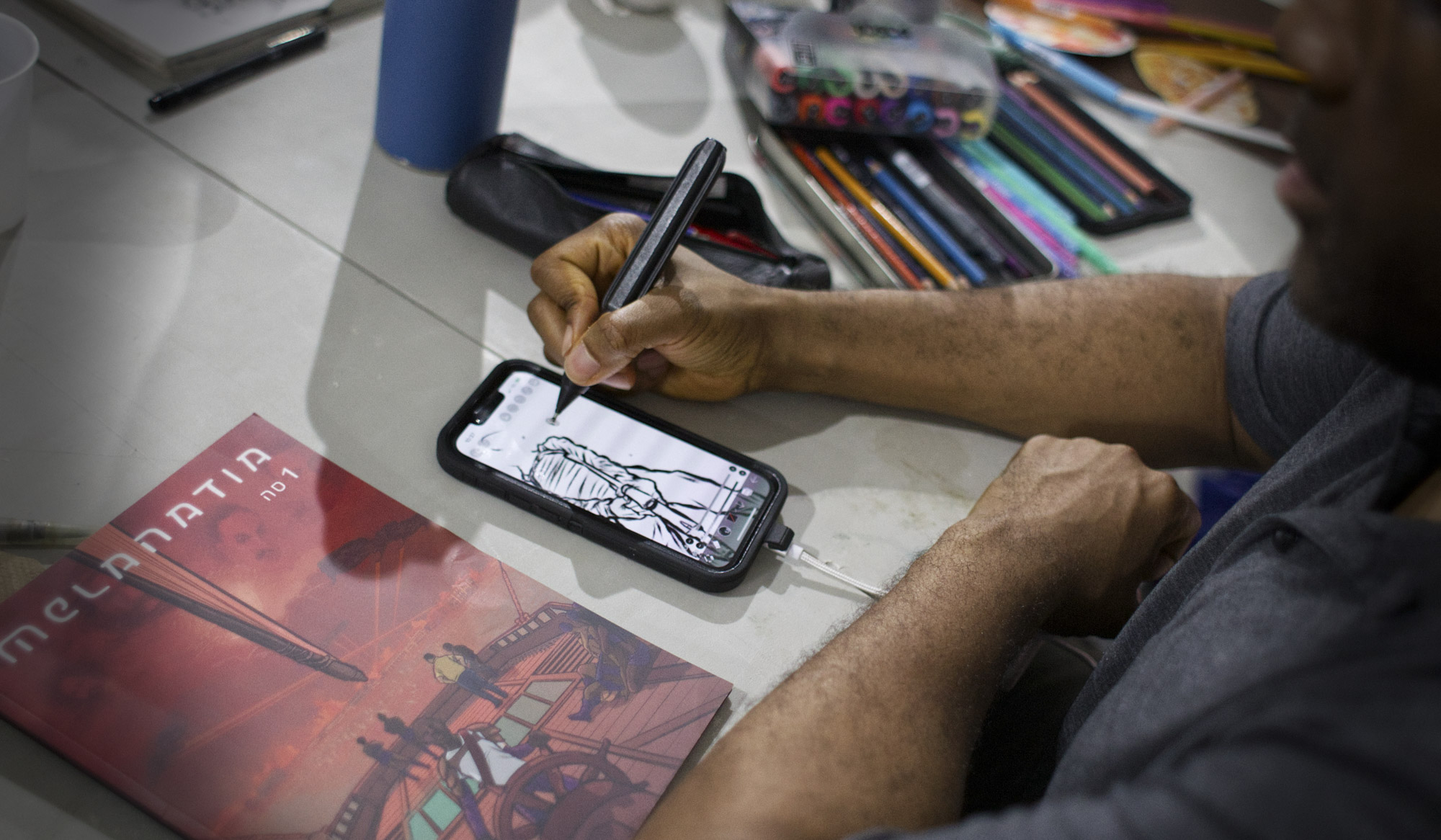 Community and collaboration at the heart of High Contrast drawing group ...