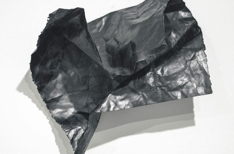 Review: In "Cut and Paste," 11 artists score, twist, cast and rub paper ...