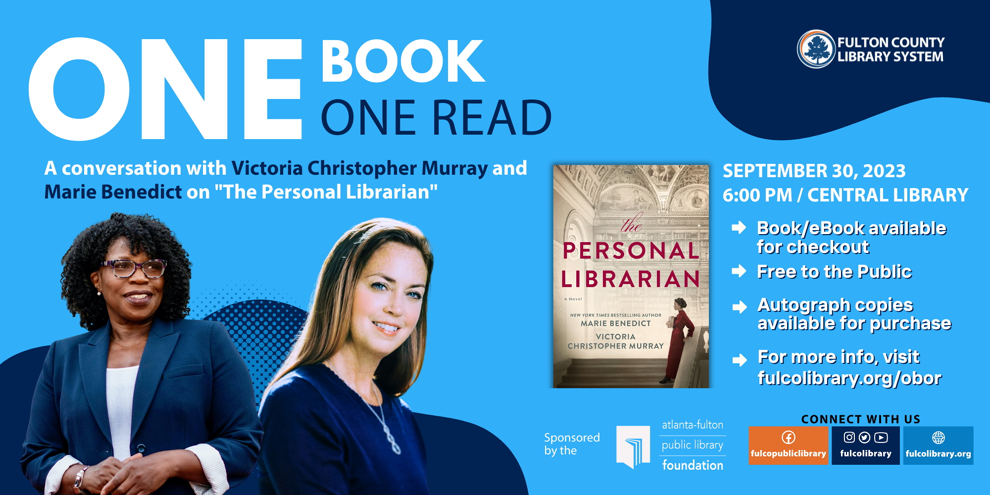 One book, one read: Marie Benedict and Victoria Christopher Murray ...