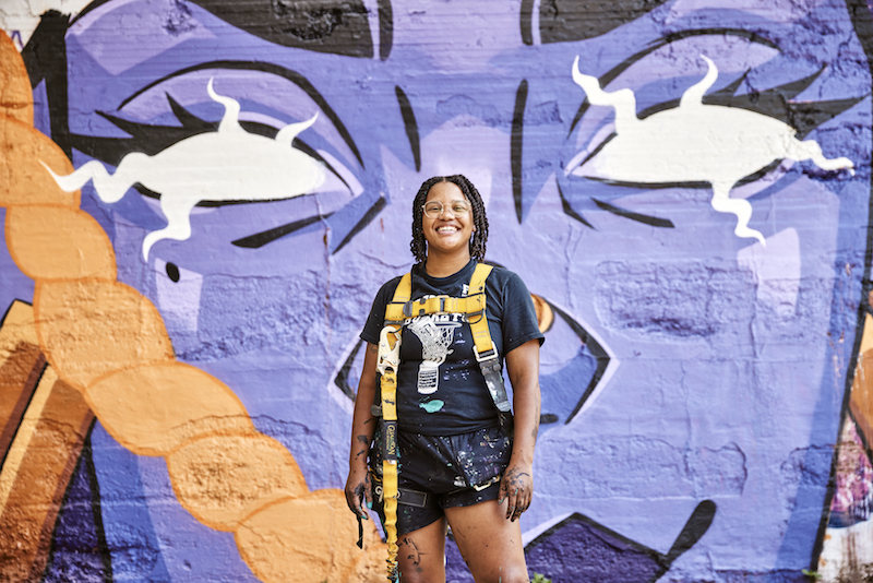 Muralist Drew Borders talks about race, anime, the power of Black women ...