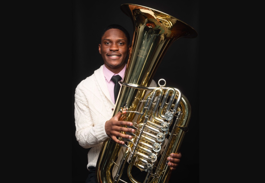 Young tubist Joshua Williams prepares for Swiss festival and upcoming ...