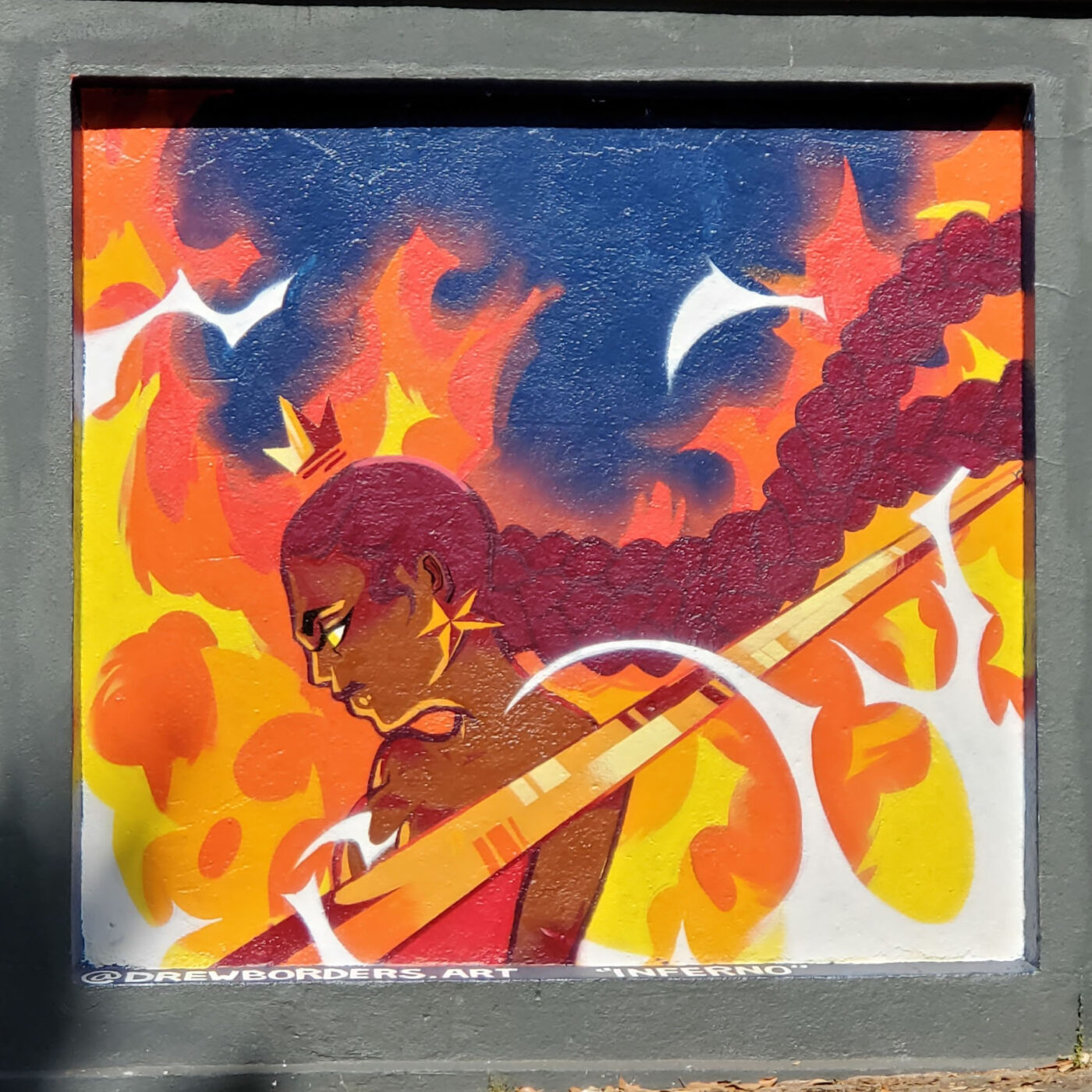 Muralist Drew Borders talks about race, anime, the power of Black women ...