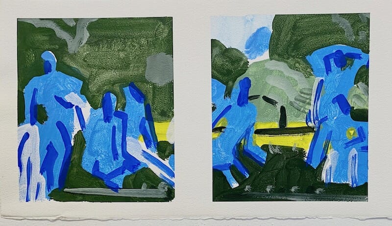 Review: Gregory Botts' "plein air" paintings offer window into summer ...