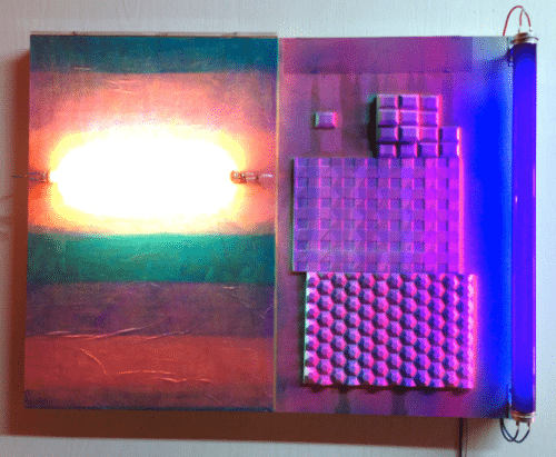Hudgens Prize finalists: Derek Larson creates trippy, vibrant mash-ups ...
