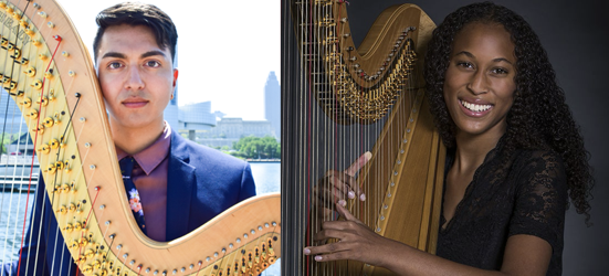 Duo Harpists Juan Riveros & Sage Harrison - ARTS ATL