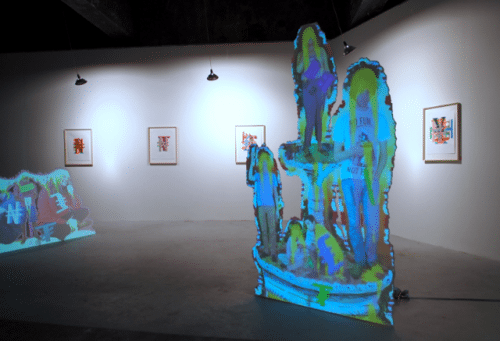 Hudgens Prize finalists: Derek Larson creates trippy, vibrant mash-ups ...